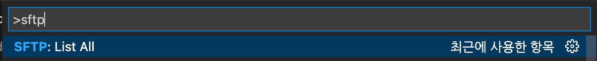 VSCode 에서 SFTP 사용하기 – chailmon